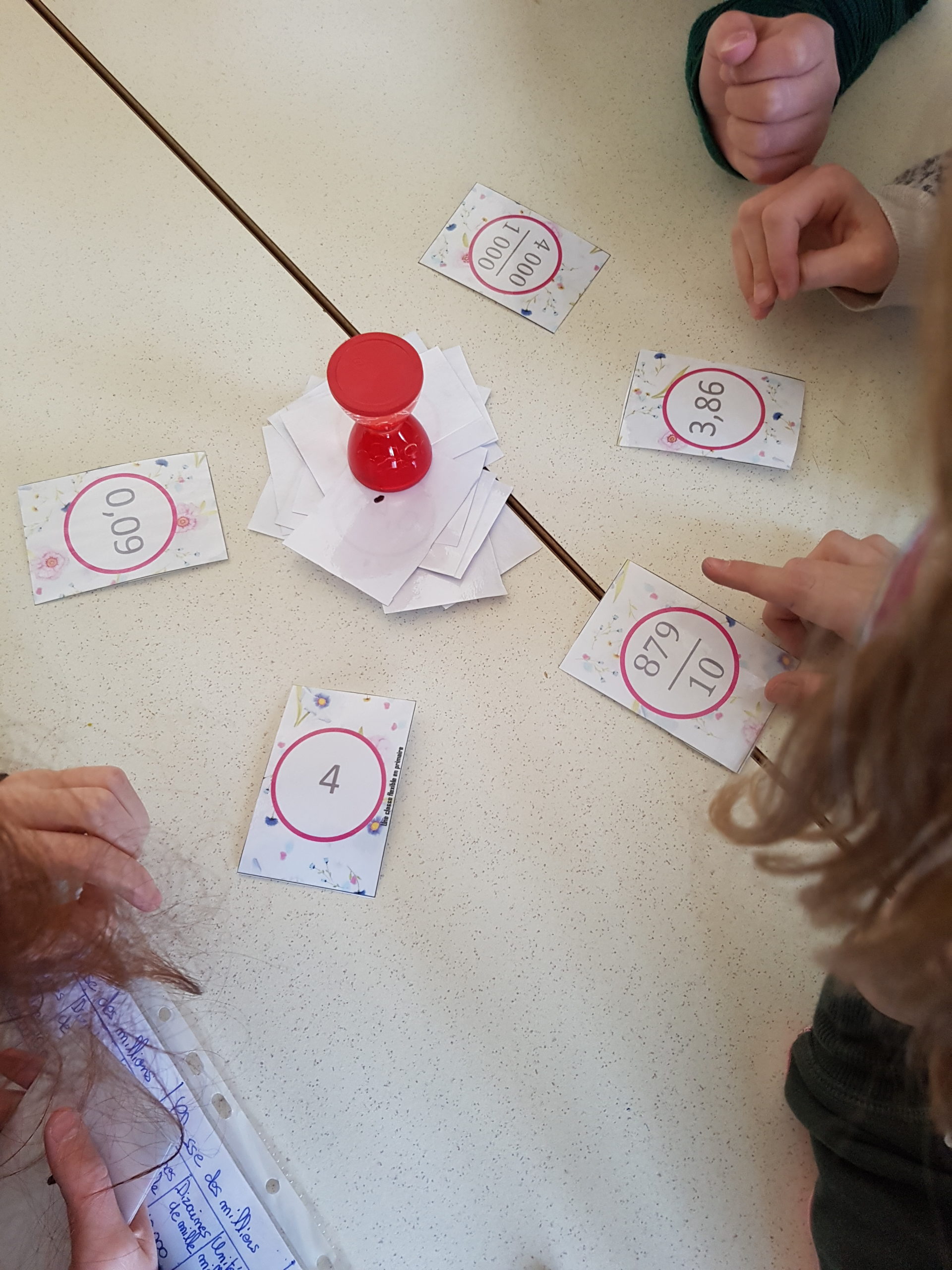 Jeux fractions/décimaux - La Classe de Mélody